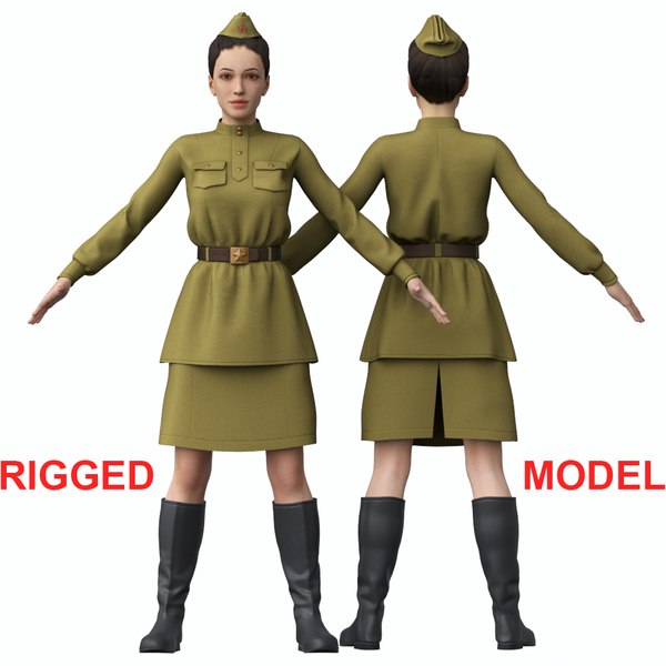 3D soviet military uniform - TurboSquid 1549079