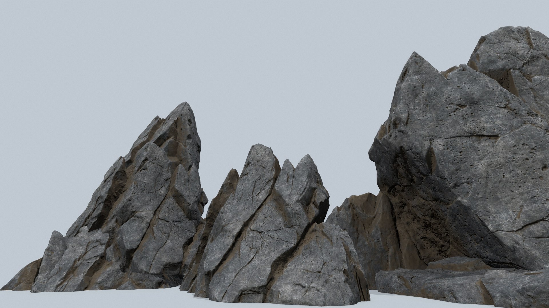Cliff Rocks Model - TurboSquid 2212927