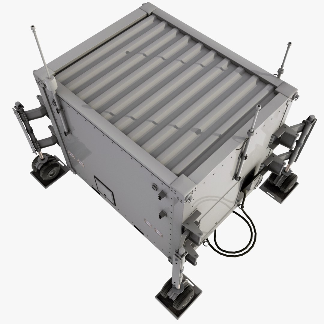 uav drone container 3d model