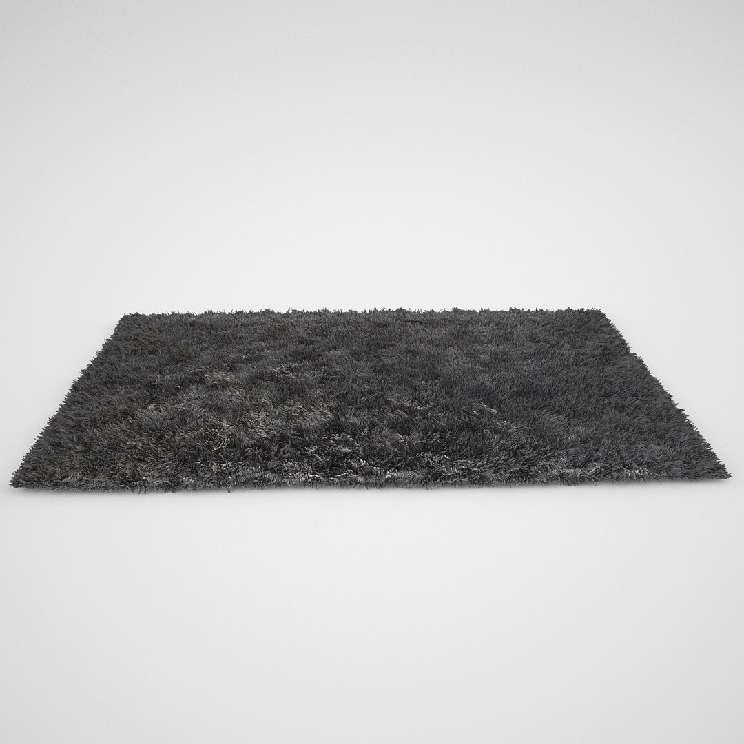 3d Model Realistic Carpet Rug Fur