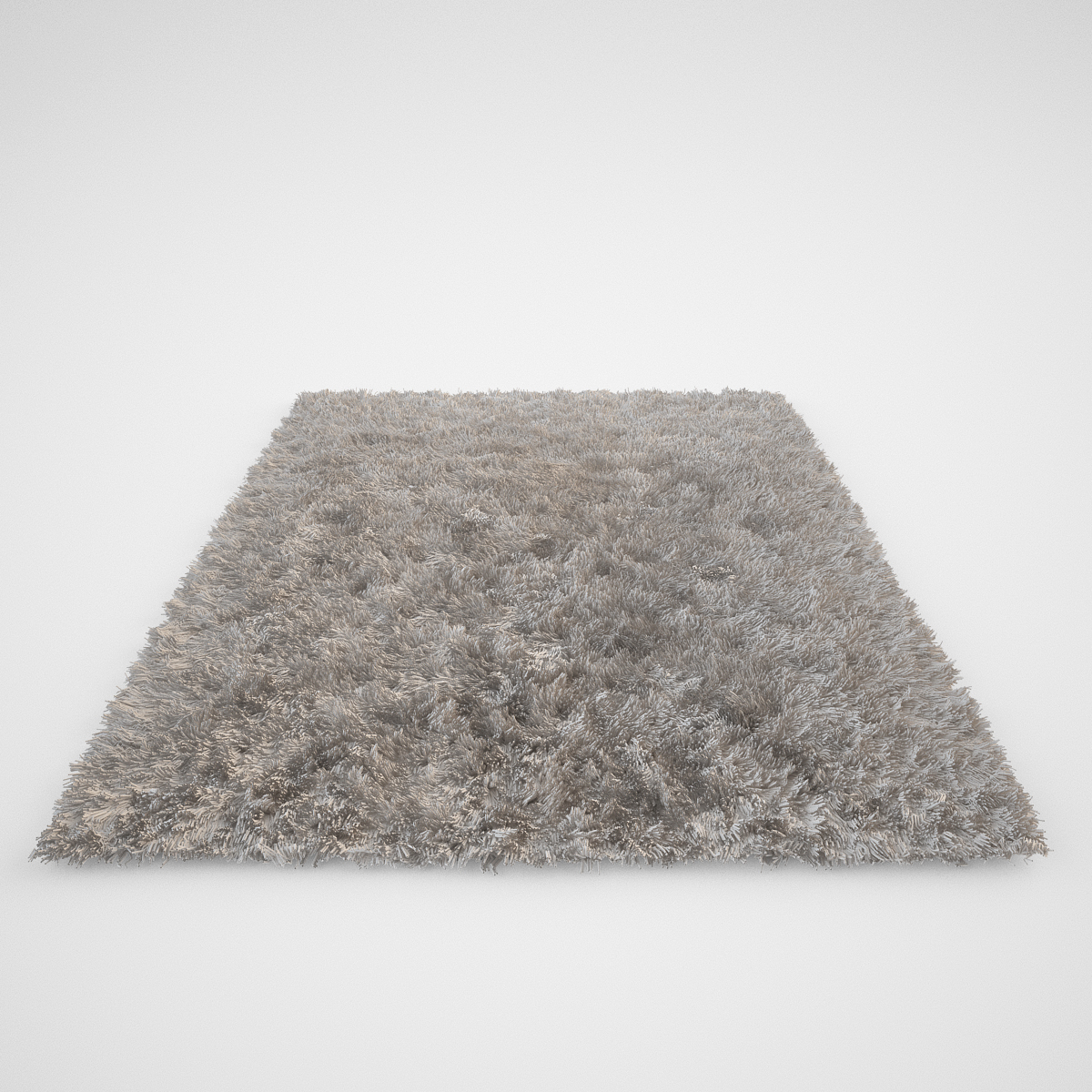 3d model realistic carpet rug fur