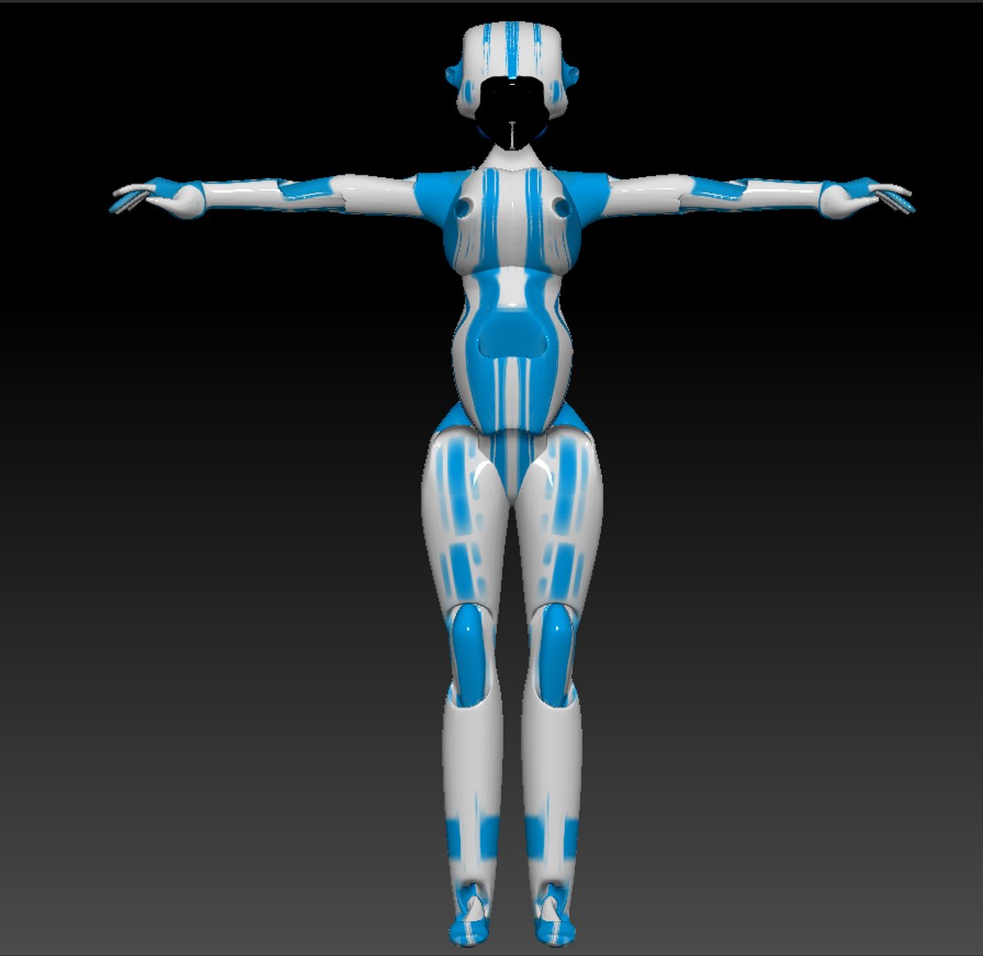 3d Bella-bot Robot Avatar