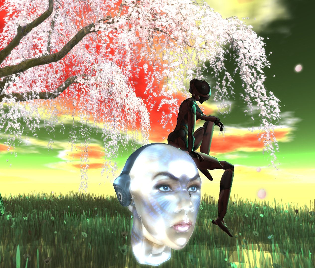 3d Bella-bot Robot Avatar