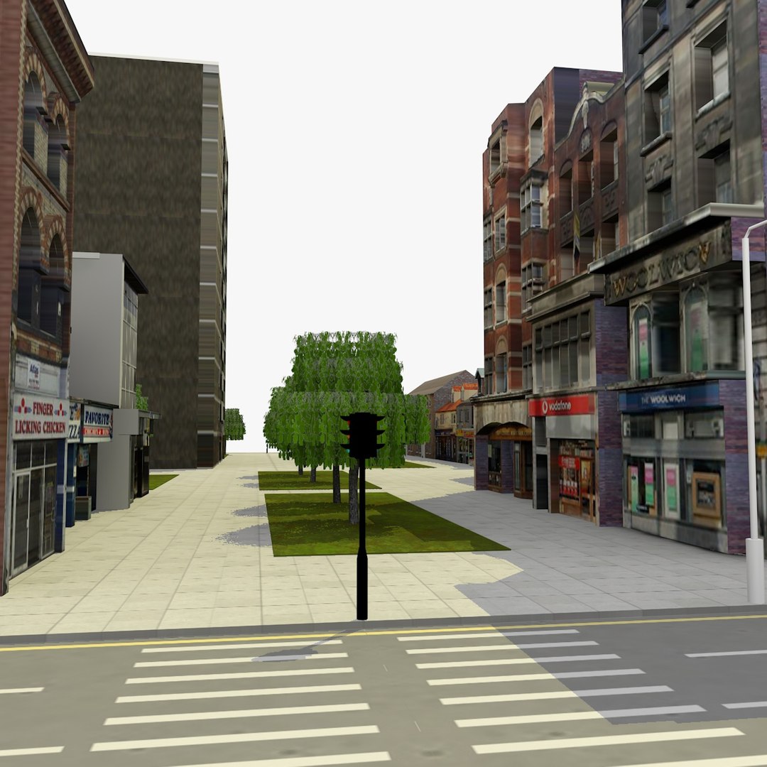 City Urban Block C 3ds