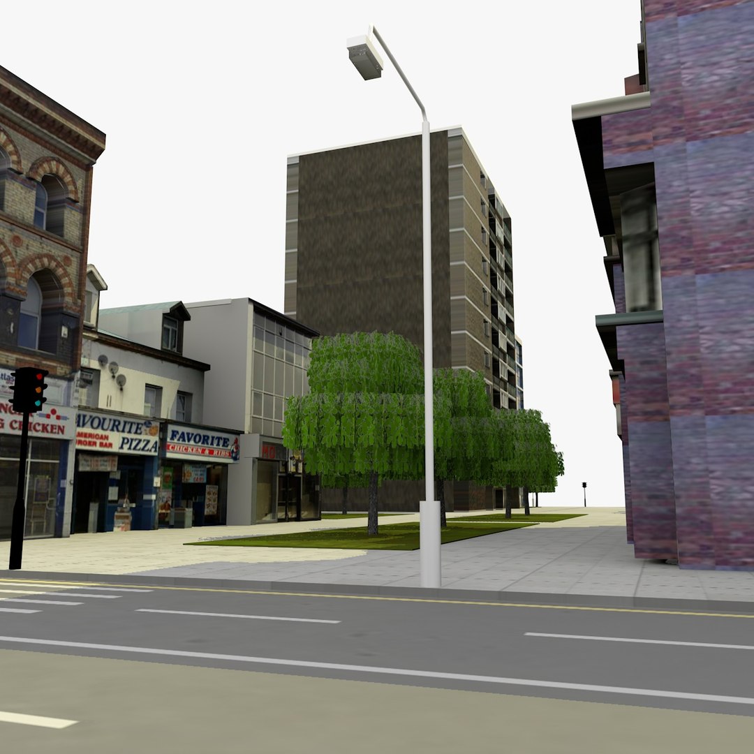 City Urban Block C 3ds