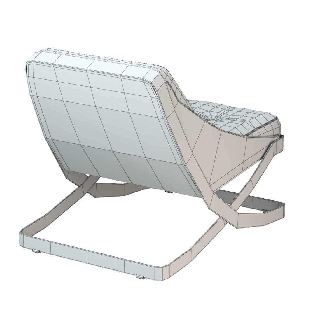 Carlo Colombo Lounge Chair 3D Model - TurboSquid 1506301