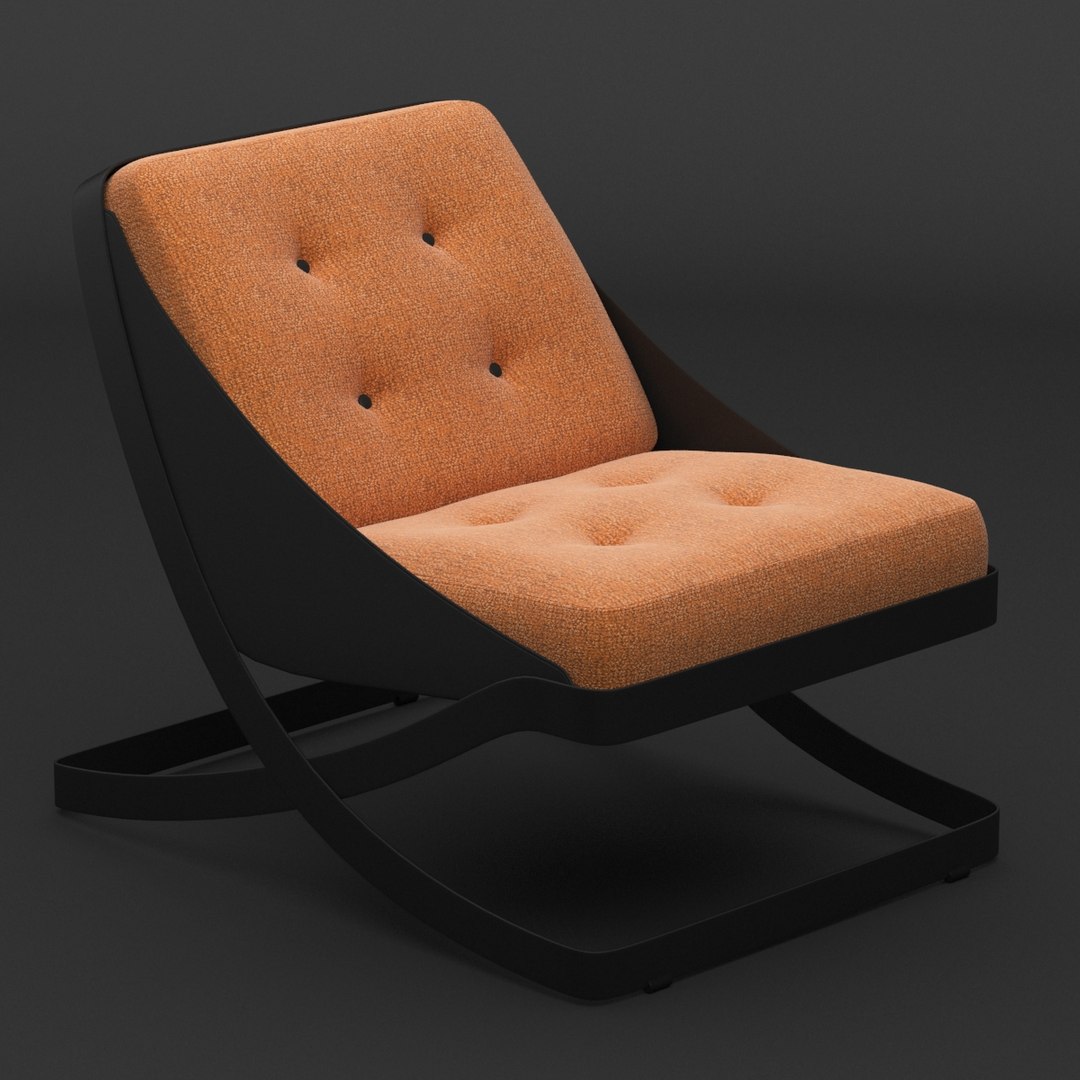 Carlo Colombo Lounge Chair 3D Model - TurboSquid 1506301