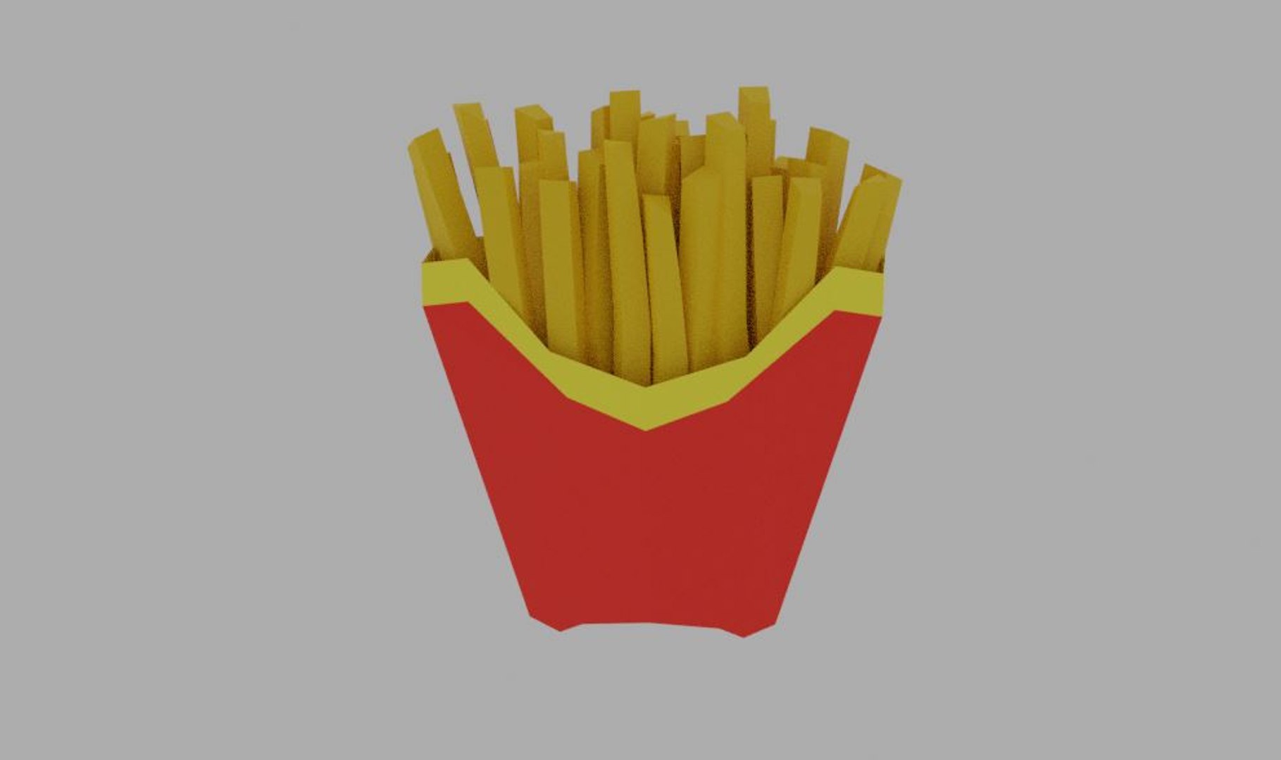 French Fries 3D Model - TurboSquid 1544714