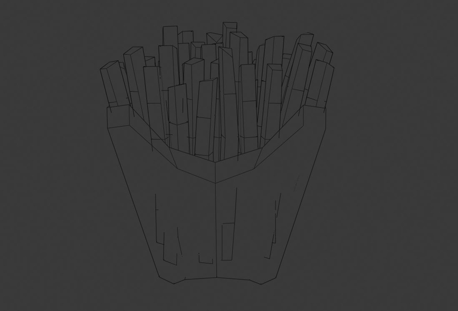 French Fries 3D Model - TurboSquid 1544714