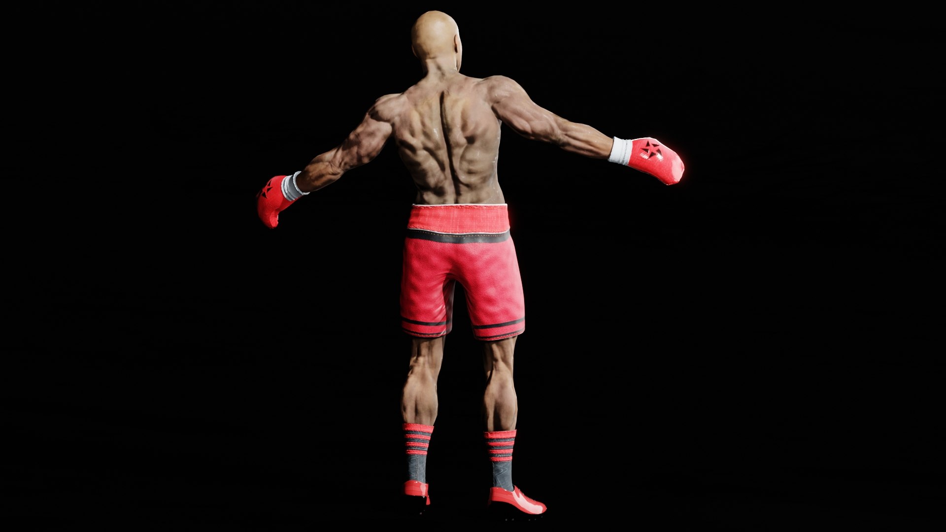 Professional 3D Boxer Character For Animations And Games 3D Model ...