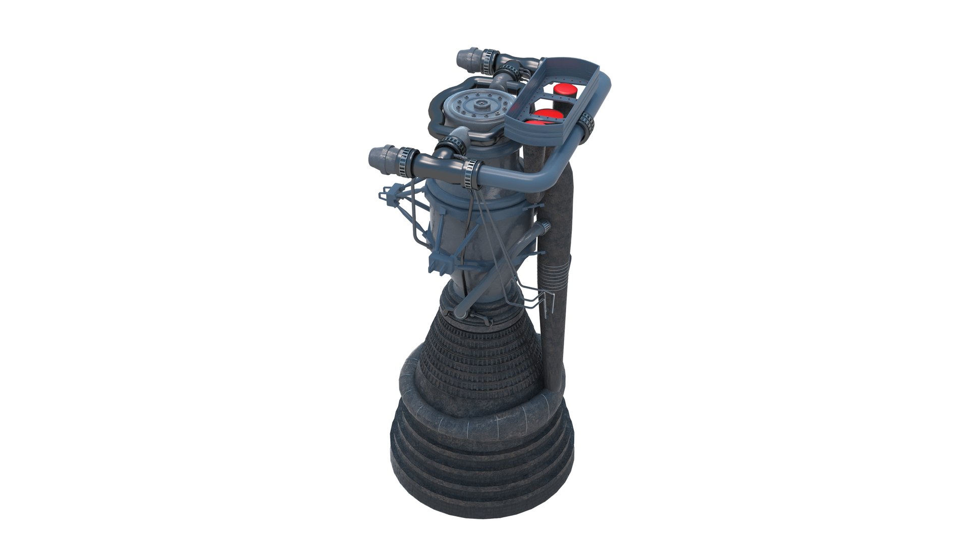 3D Model F-1 Engine Saturn Rocket - TurboSquid 2075971
