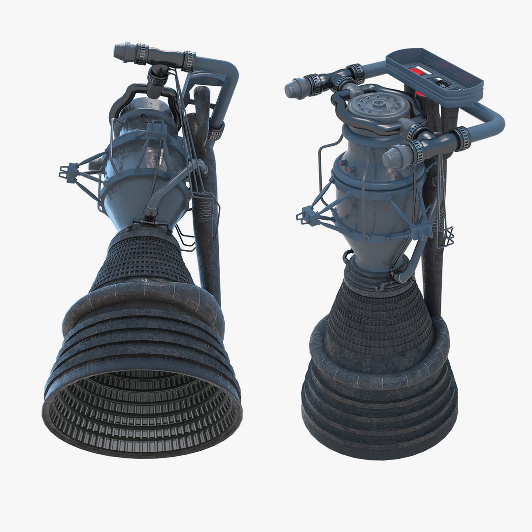 3D model F-1 Engine Saturn Rocket - TurboSquid 2075971
