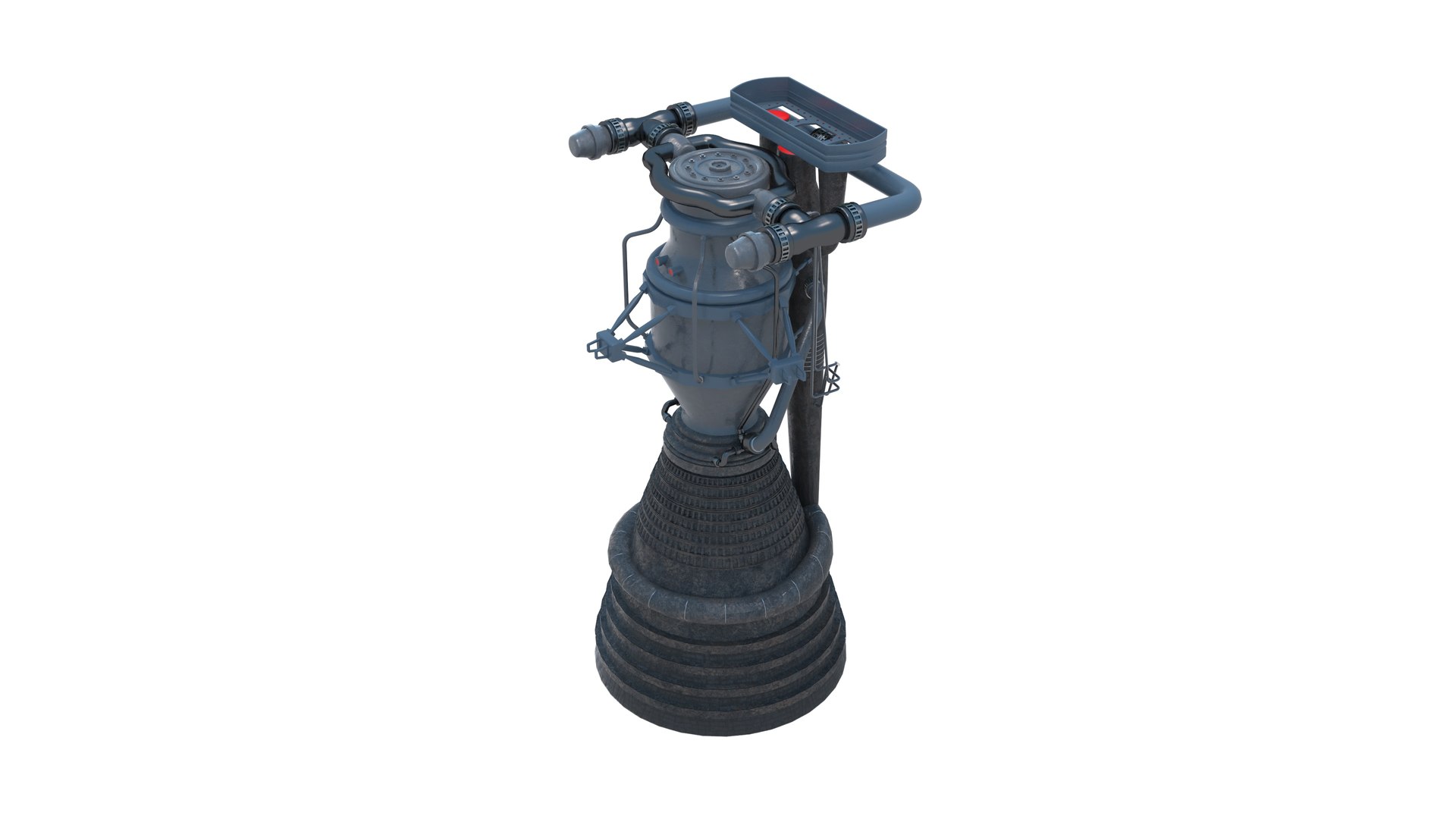3D Model F-1 Engine Saturn Rocket - TurboSquid 2075971
