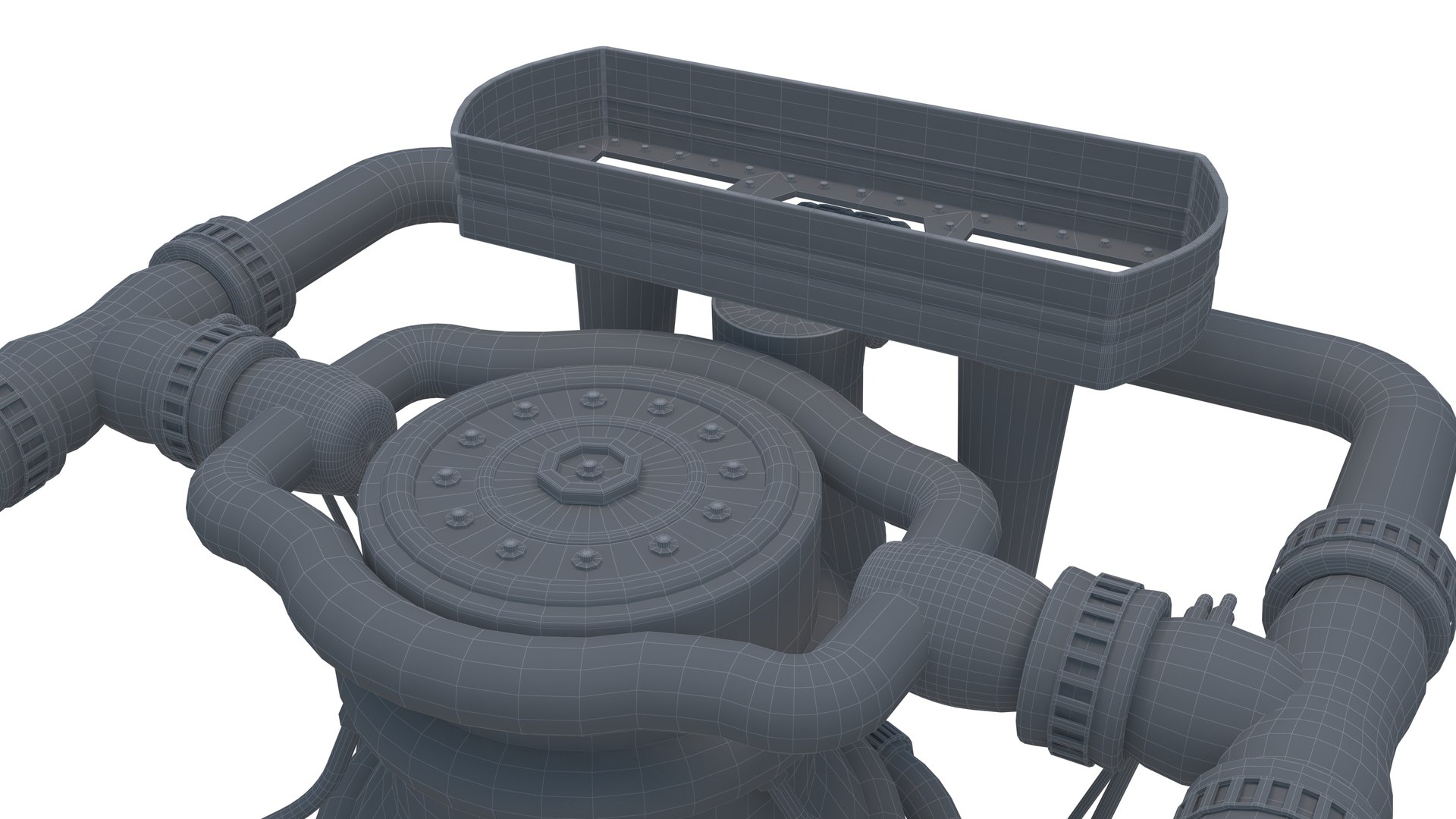 3D Model F-1 Engine Saturn Rocket - TurboSquid 2075971