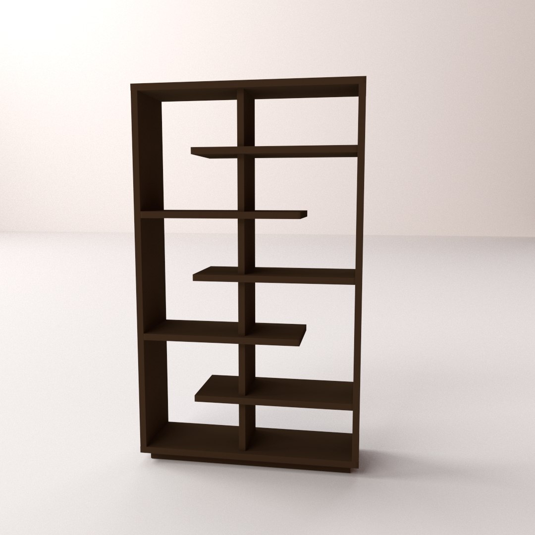 3d Bookshelf V1 Model