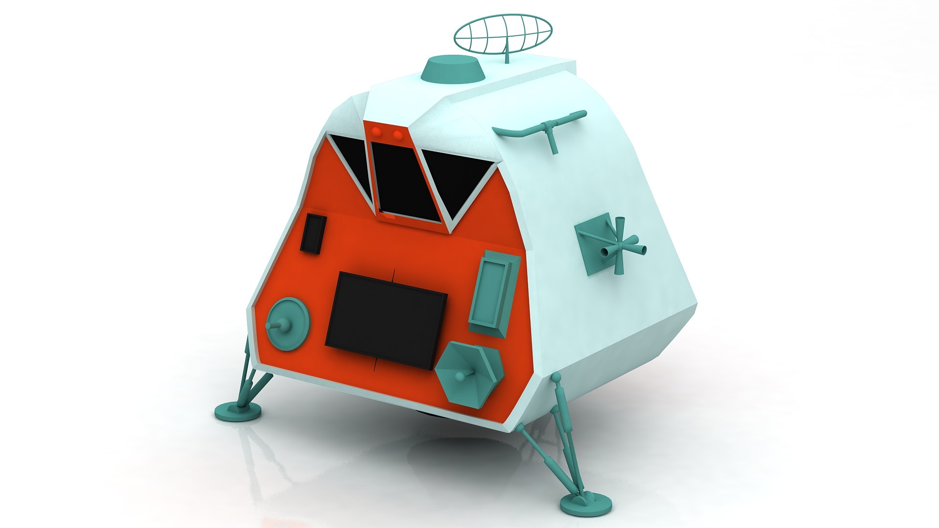 SPACE POD from Lost In Space Modelo 3D - TurboSquid 1953682