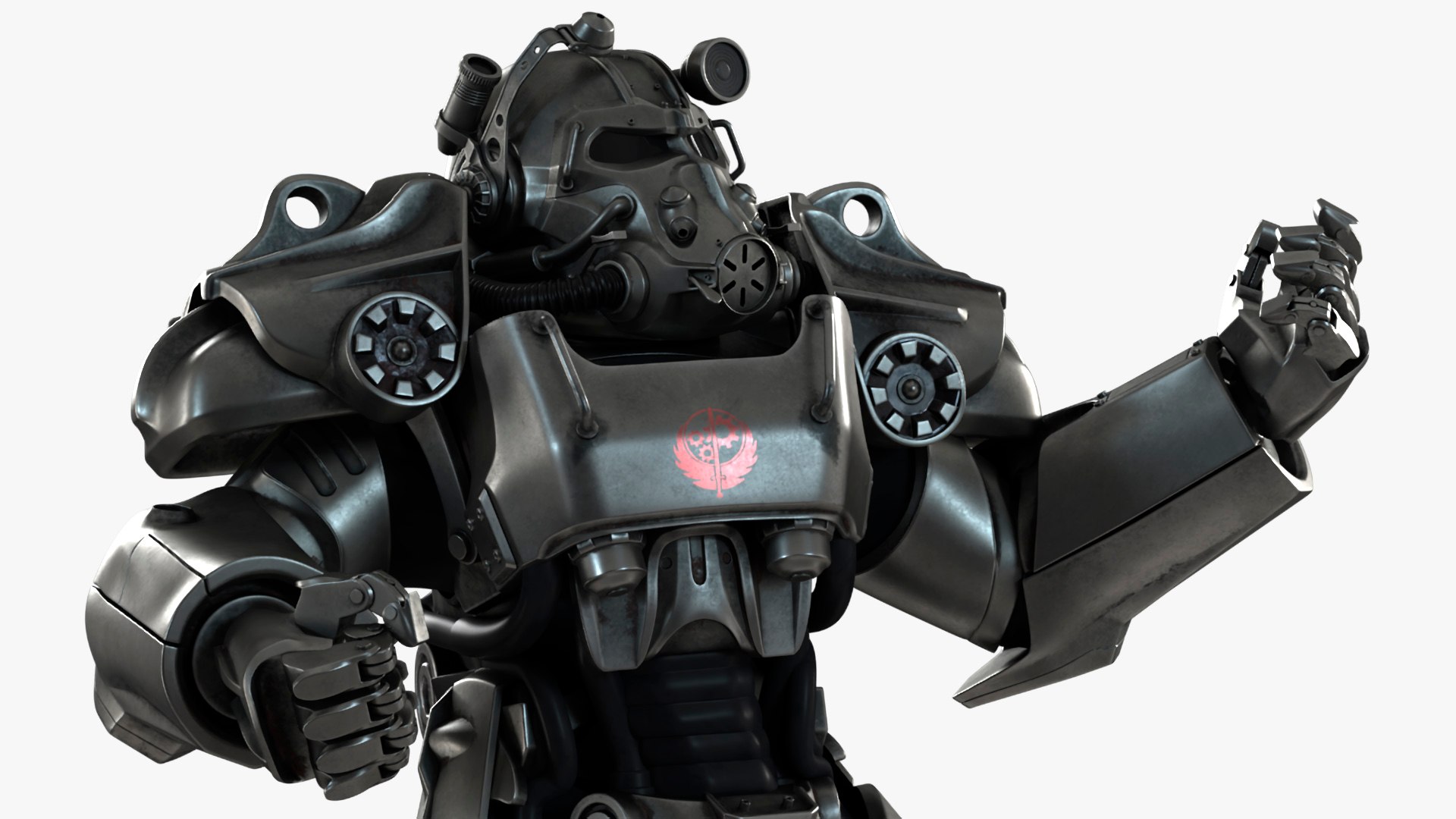 T 60 Combat Armor Fallout Talking 3D Model - TurboSquid 2252148