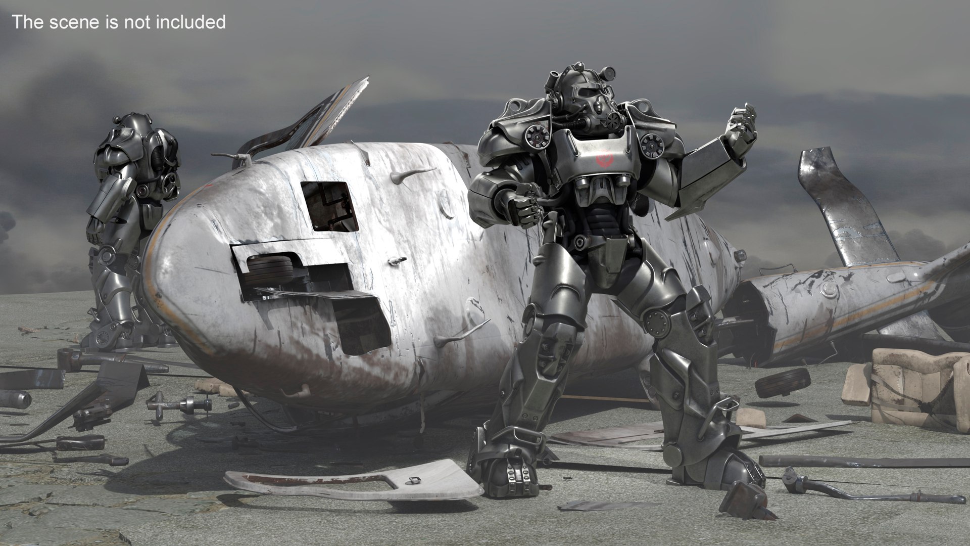 T 60 Combat Armor Fallout Talking 3D Model - TurboSquid 2252148