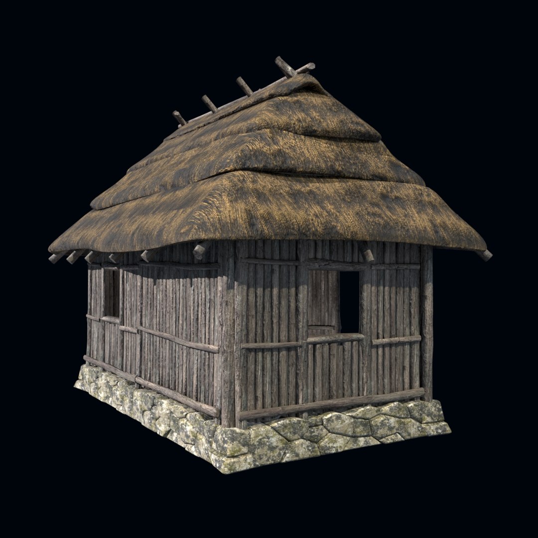 3D OLD ANCIENT HOUSE AZTEC MAYAN INCA STONE TEMPLE COLLECTION ...