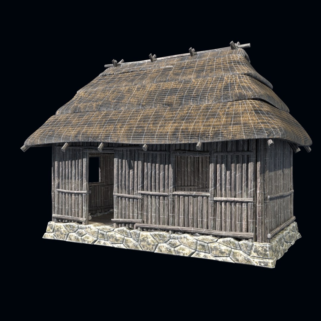 3D OLD ANCIENT HOUSE AZTEC MAYAN INCA STONE TEMPLE COLLECTION ...