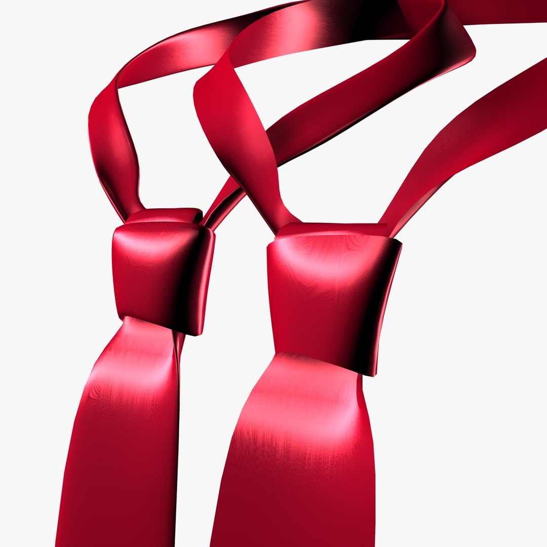 3d Suit Tie Versions Model