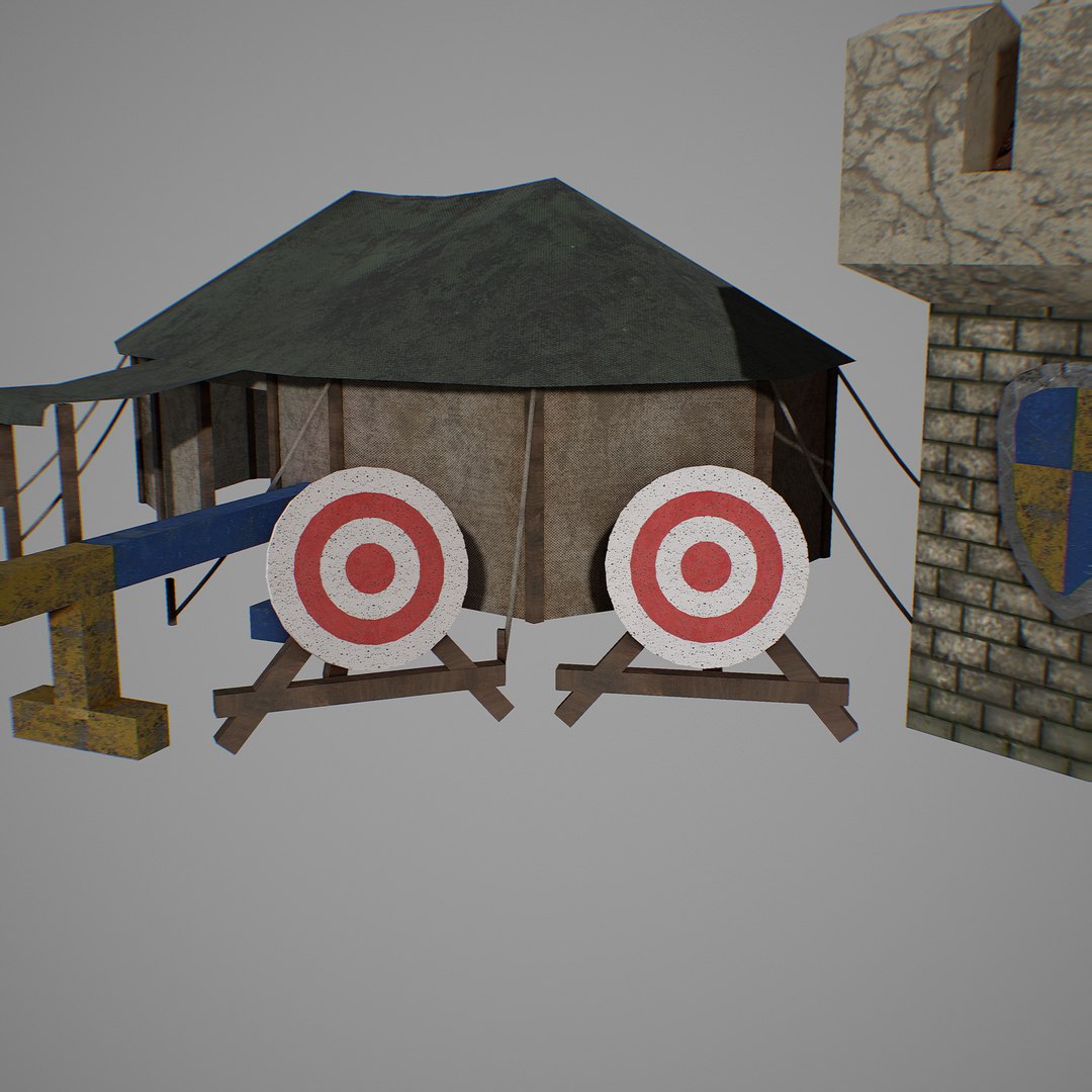 3D Medieval Barracks Buildings - TurboSquid 1258805