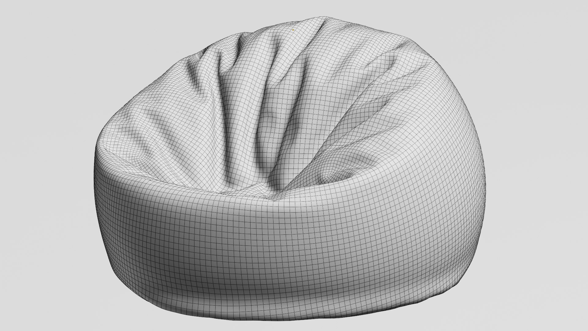 3D Bean Bag 3d Model Grey Model - TurboSquid 1982820