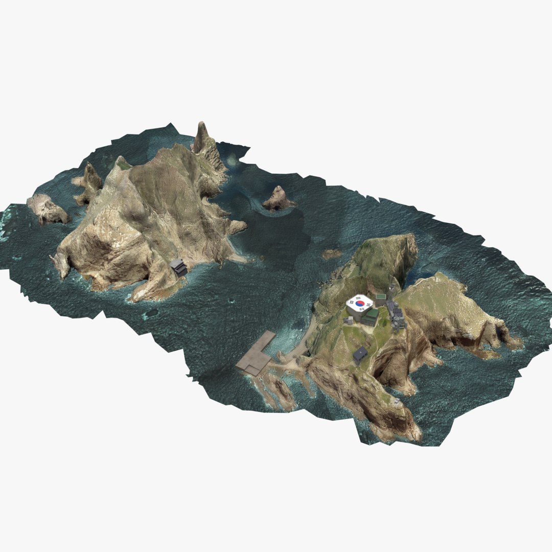 3D Dokdo - TurboSquid 2226680