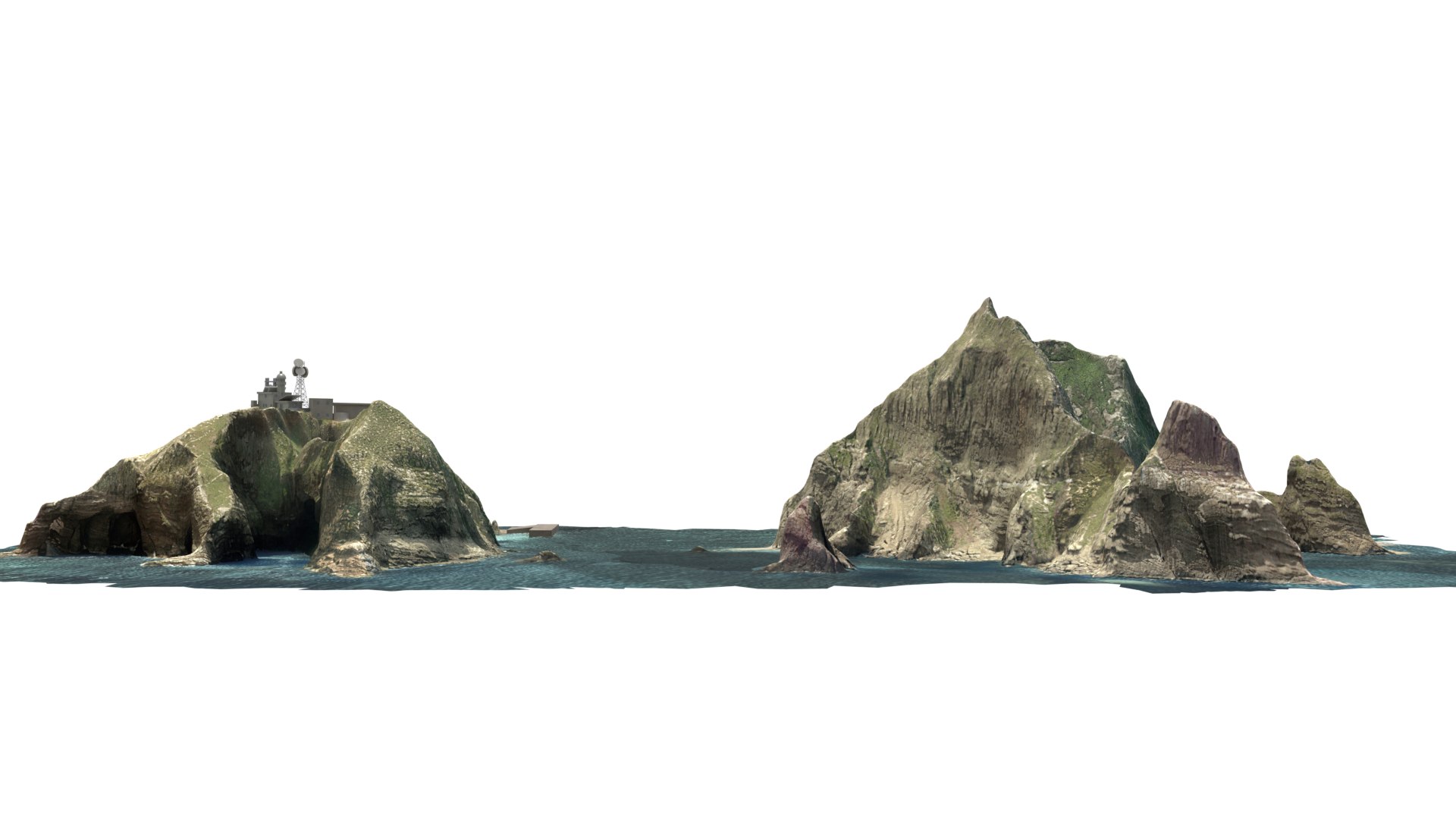 3D Dokdo - TurboSquid 2226680