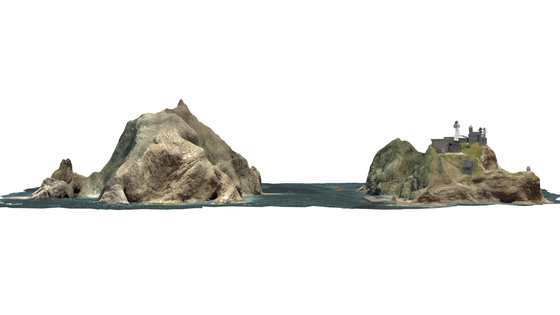 3D Dokdo - TurboSquid 2226680