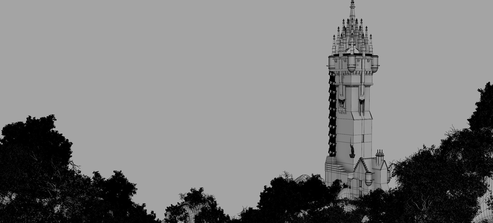 Wallace Monument Environment Model - TurboSquid 2144284