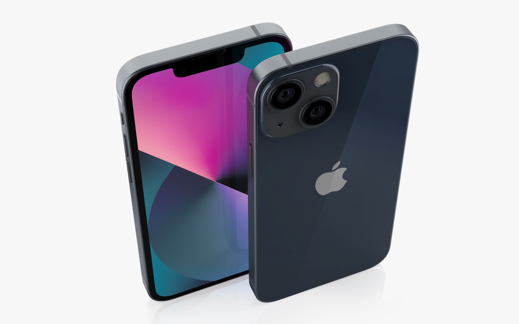 3D IPhone 13 Mini Midnight Black - TurboSquid 1789237