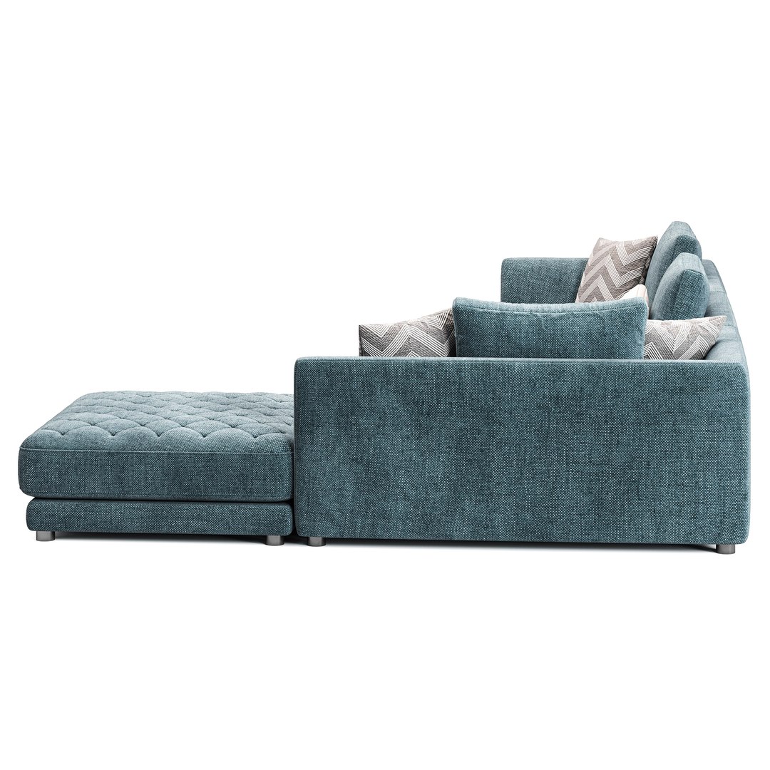 Frigerio Miller Corner Sofa 3D Model - TurboSquid 2320628