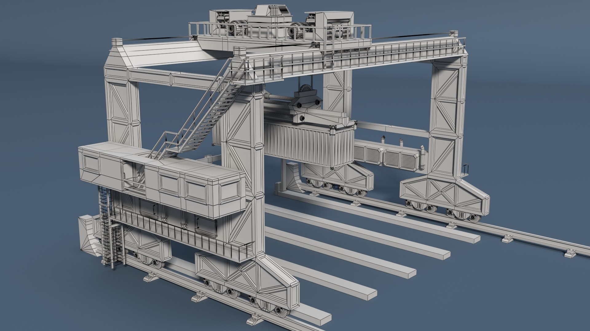 Cranes - Low Poly - 10 Pieces 3D Model - TurboSquid 2253126