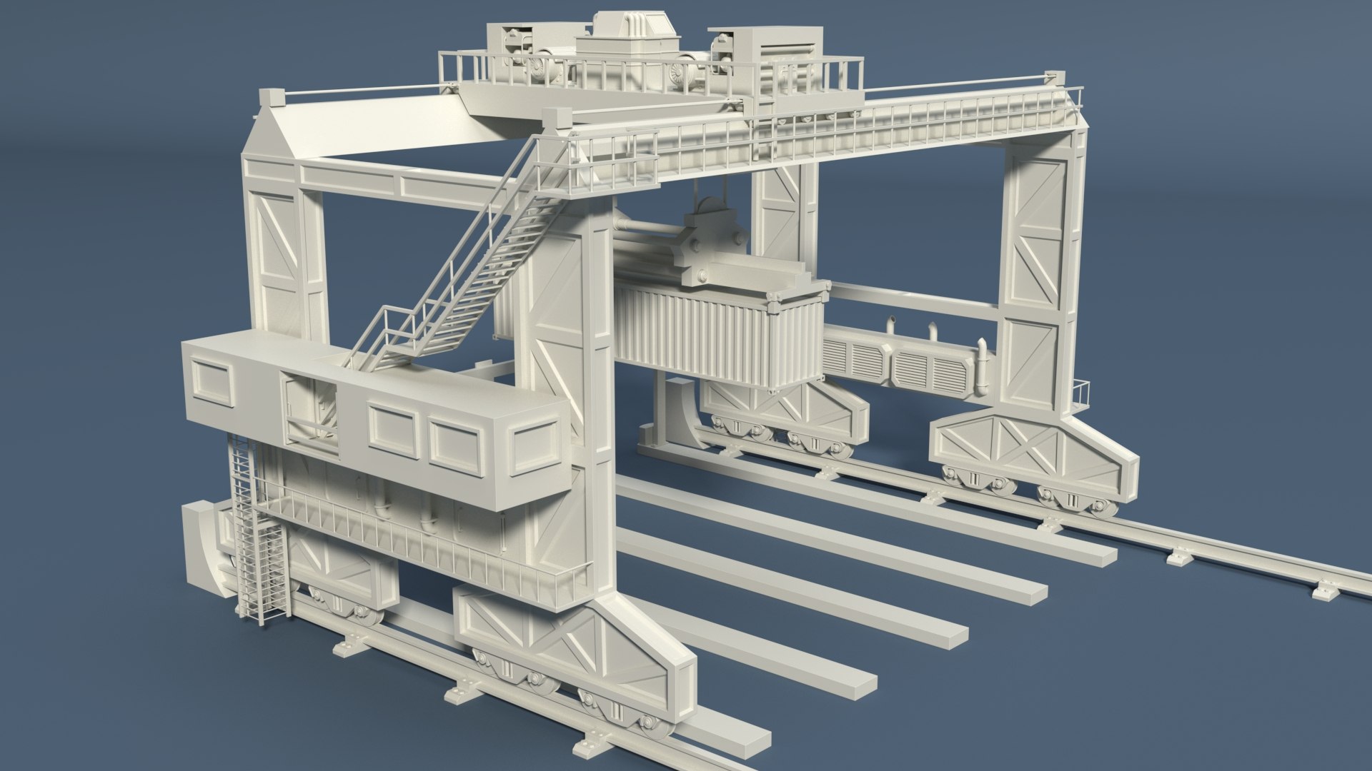 Cranes - Low Poly - 10 Pieces 3D Model - TurboSquid 2253126