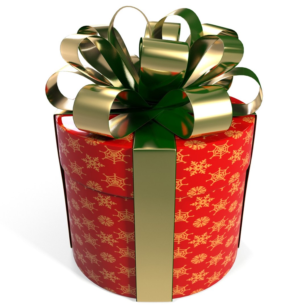 3d Cylinder Gift Box