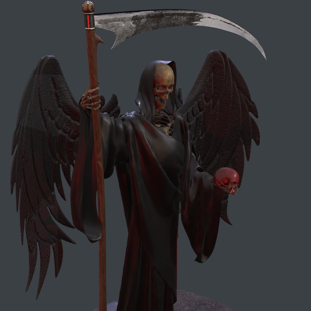 Statue angel death 3D model - TurboSquid 1413632