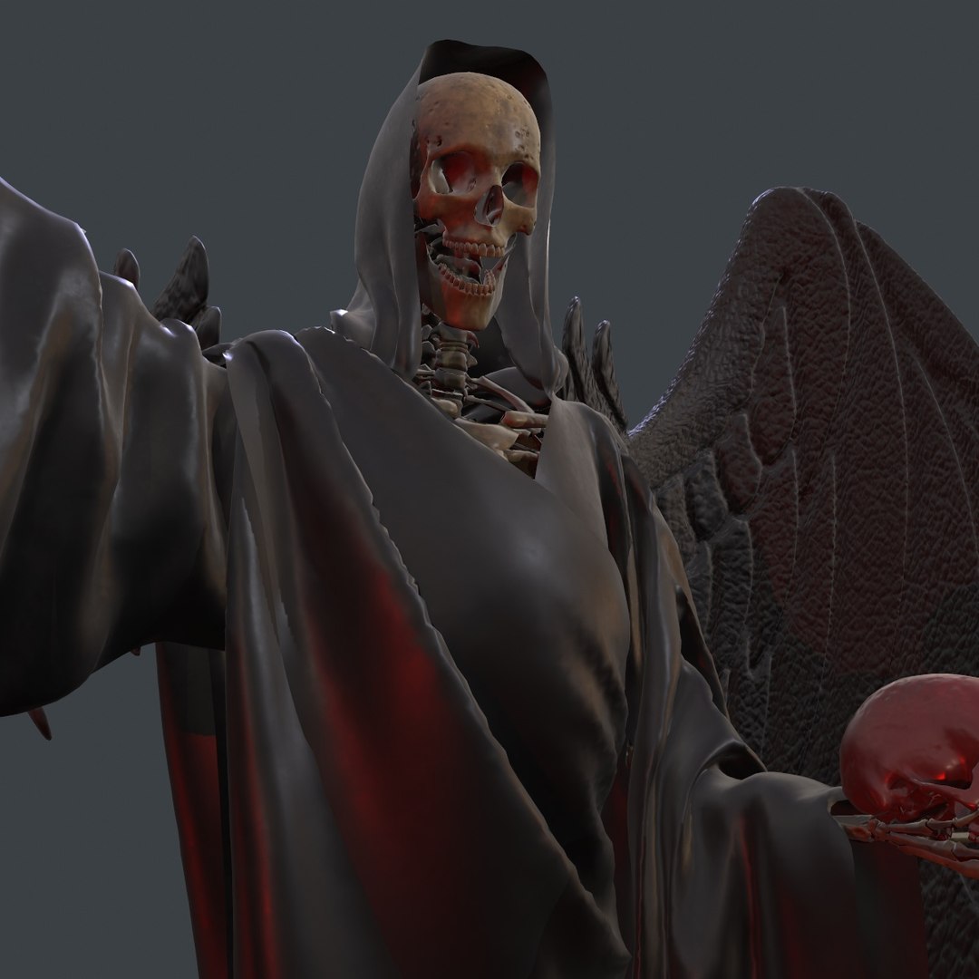 Statue angel death 3D model - TurboSquid 1413632