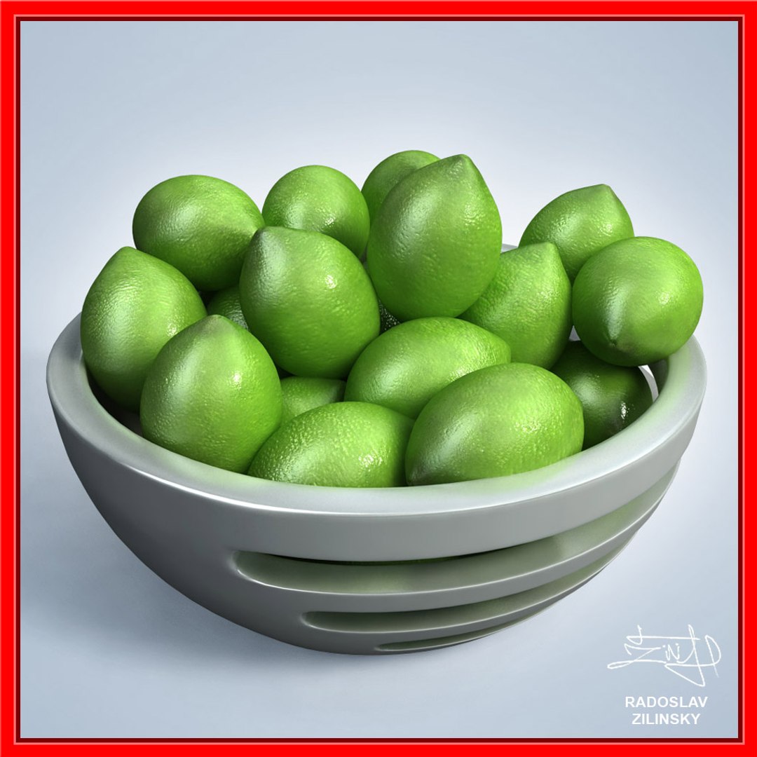 Limes Bowl Design - 3d 3ds