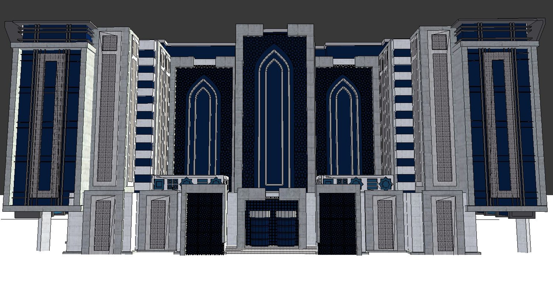 Design Modern Arabic Islamic 3D Model - TurboSquid 1564266