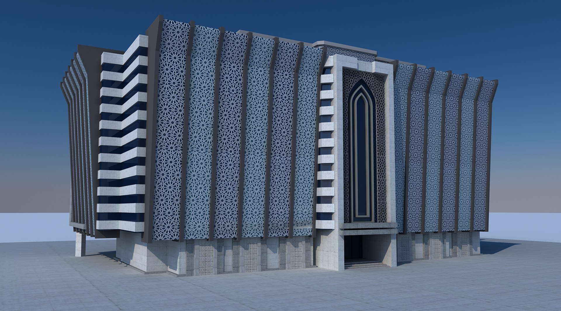 Design Modern Arabic Islamic 3D Model - TurboSquid 1564266