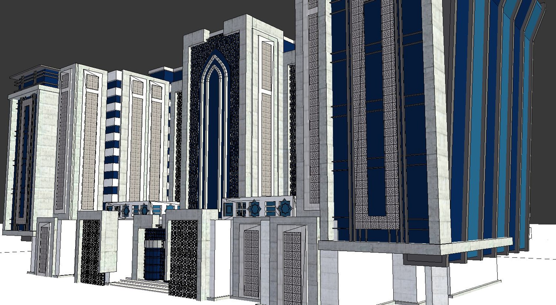Design Modern Arabic Islamic 3D Model - TurboSquid 1564266