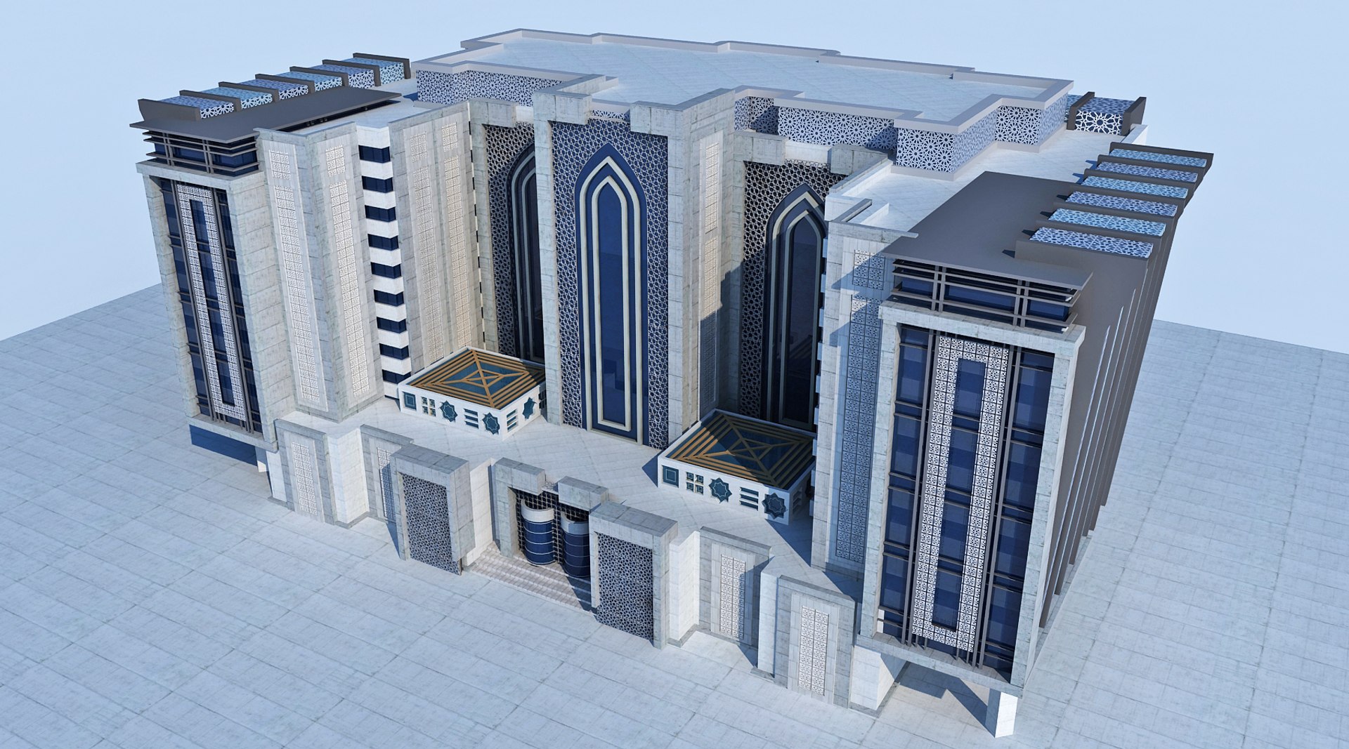 Design Modern Arabic Islamic 3D Model - TurboSquid 1564266