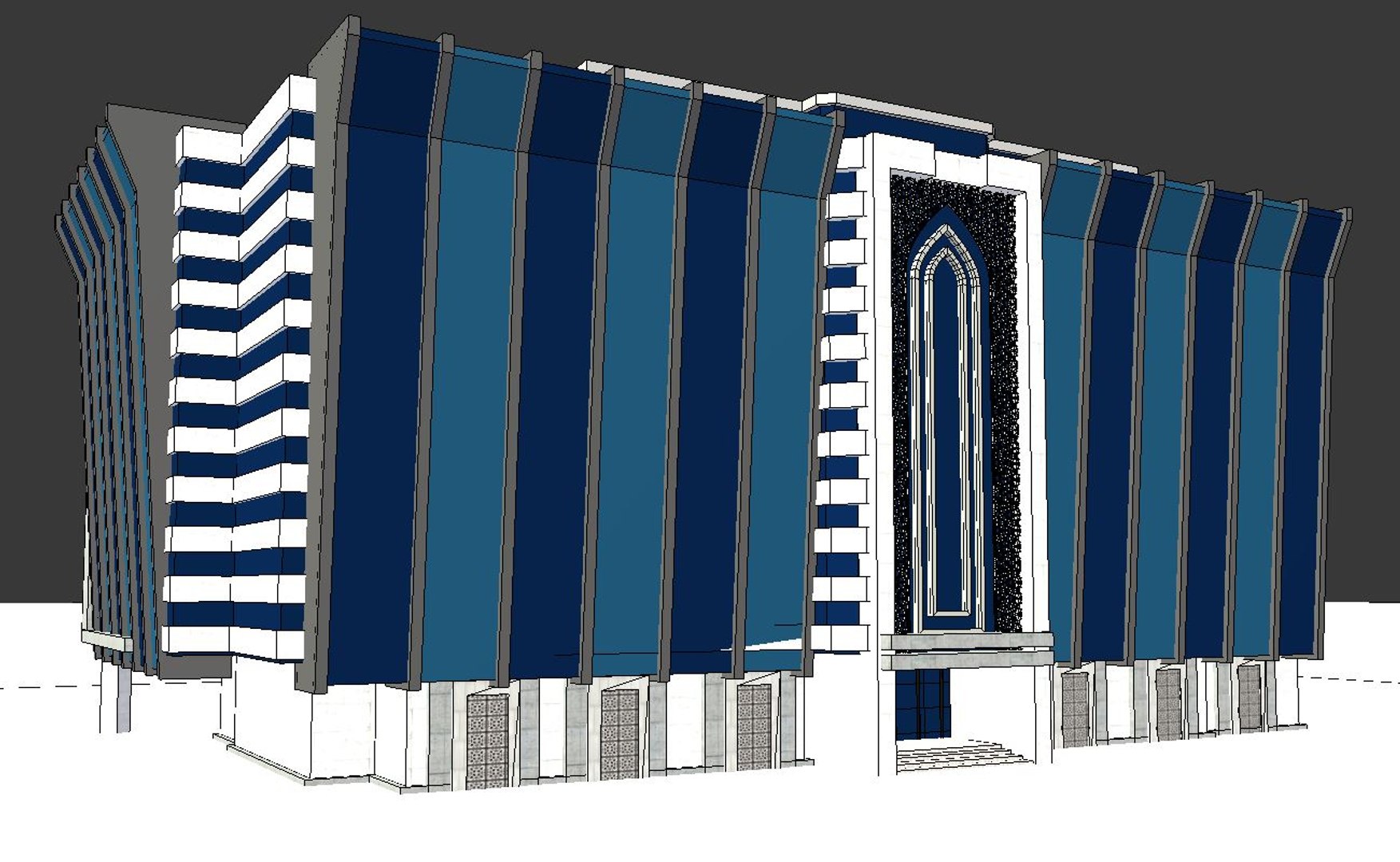 Design Modern Arabic Islamic 3D Model - TurboSquid 1564266