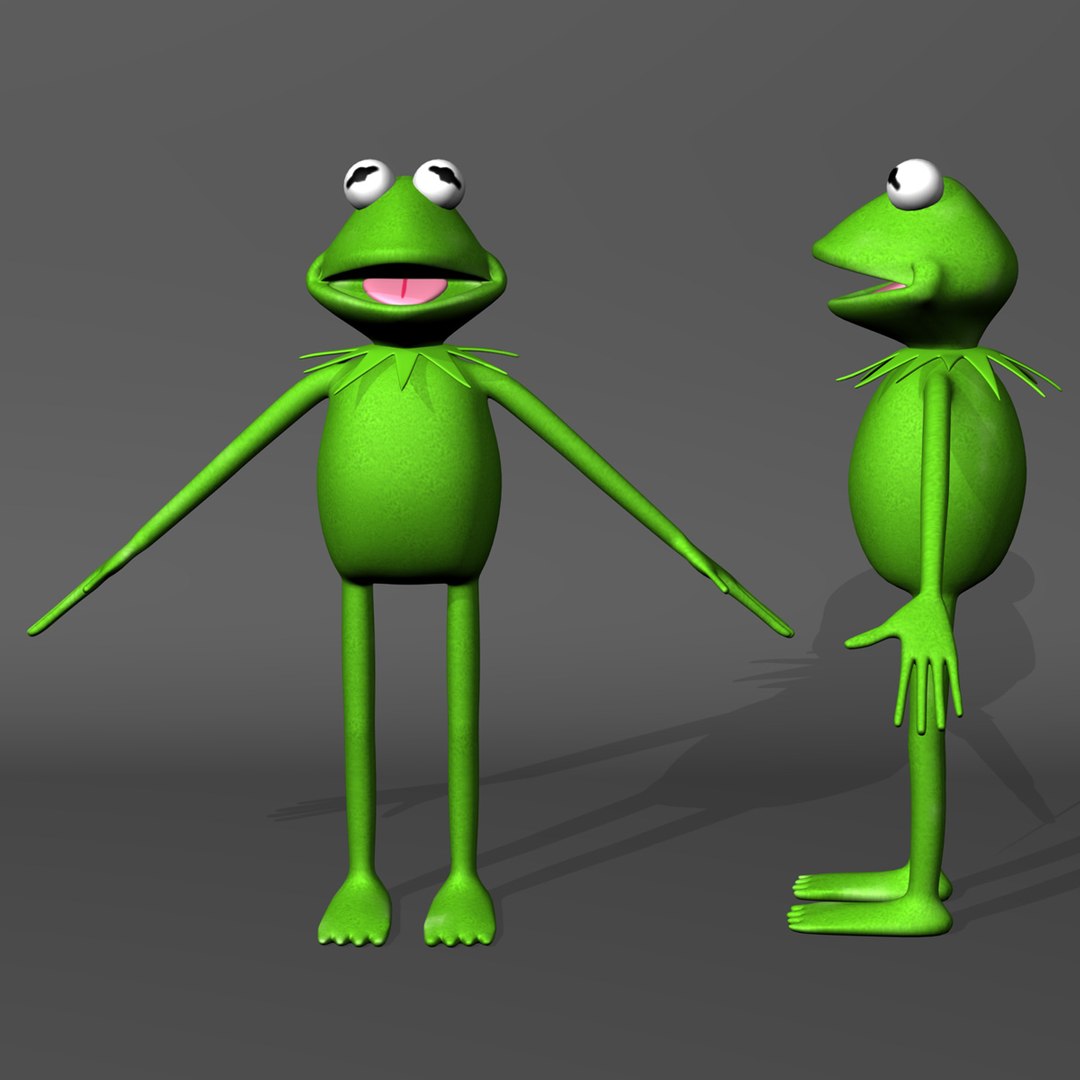 Kermit Frog 3d Max
