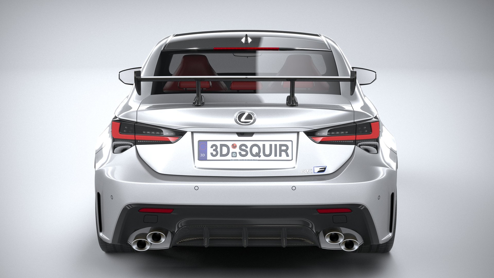 3D Model Lexus Rc-f Track - TurboSquid 1565766