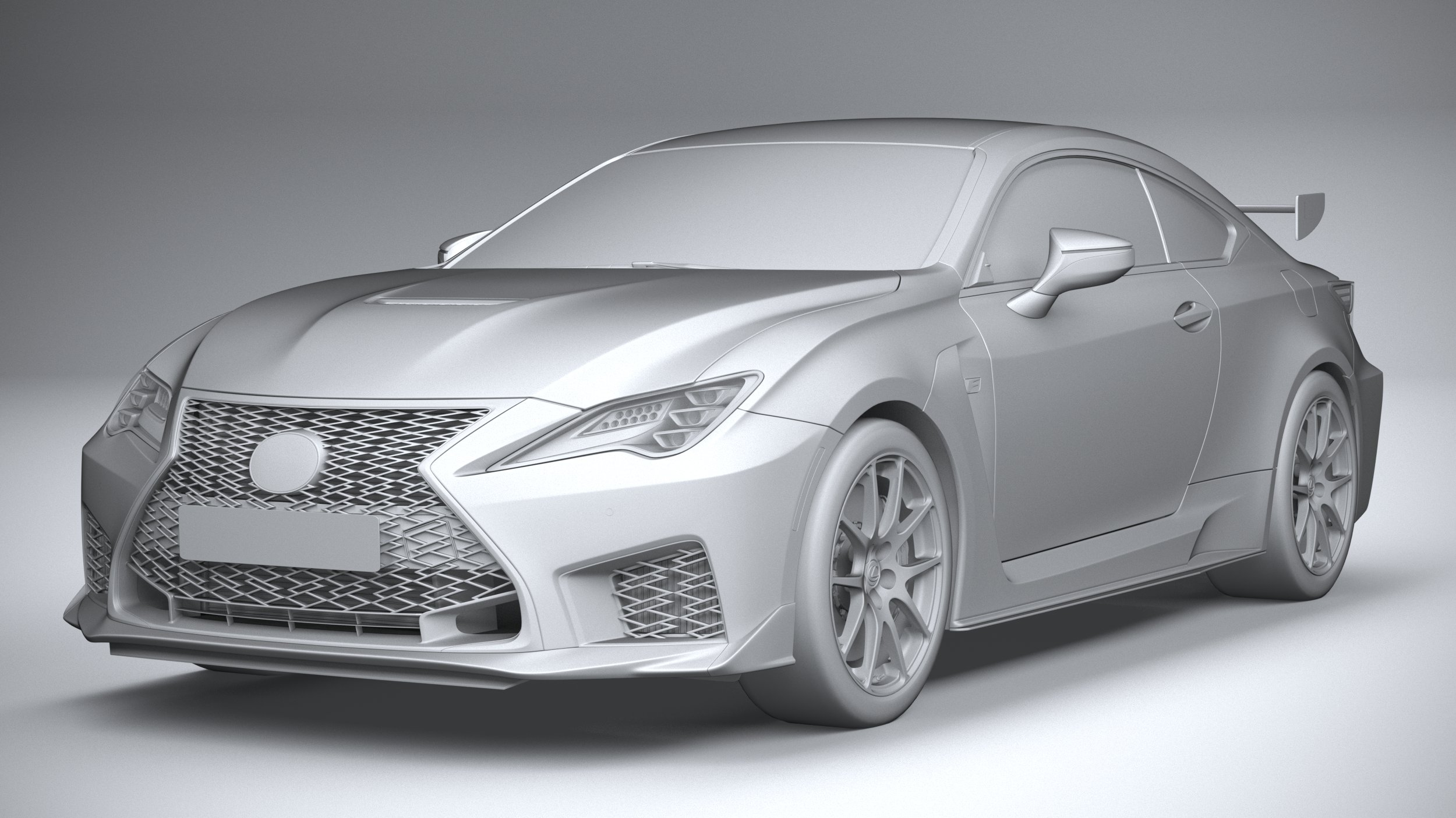 3D model lexus rc-f track - TurboSquid 1565766