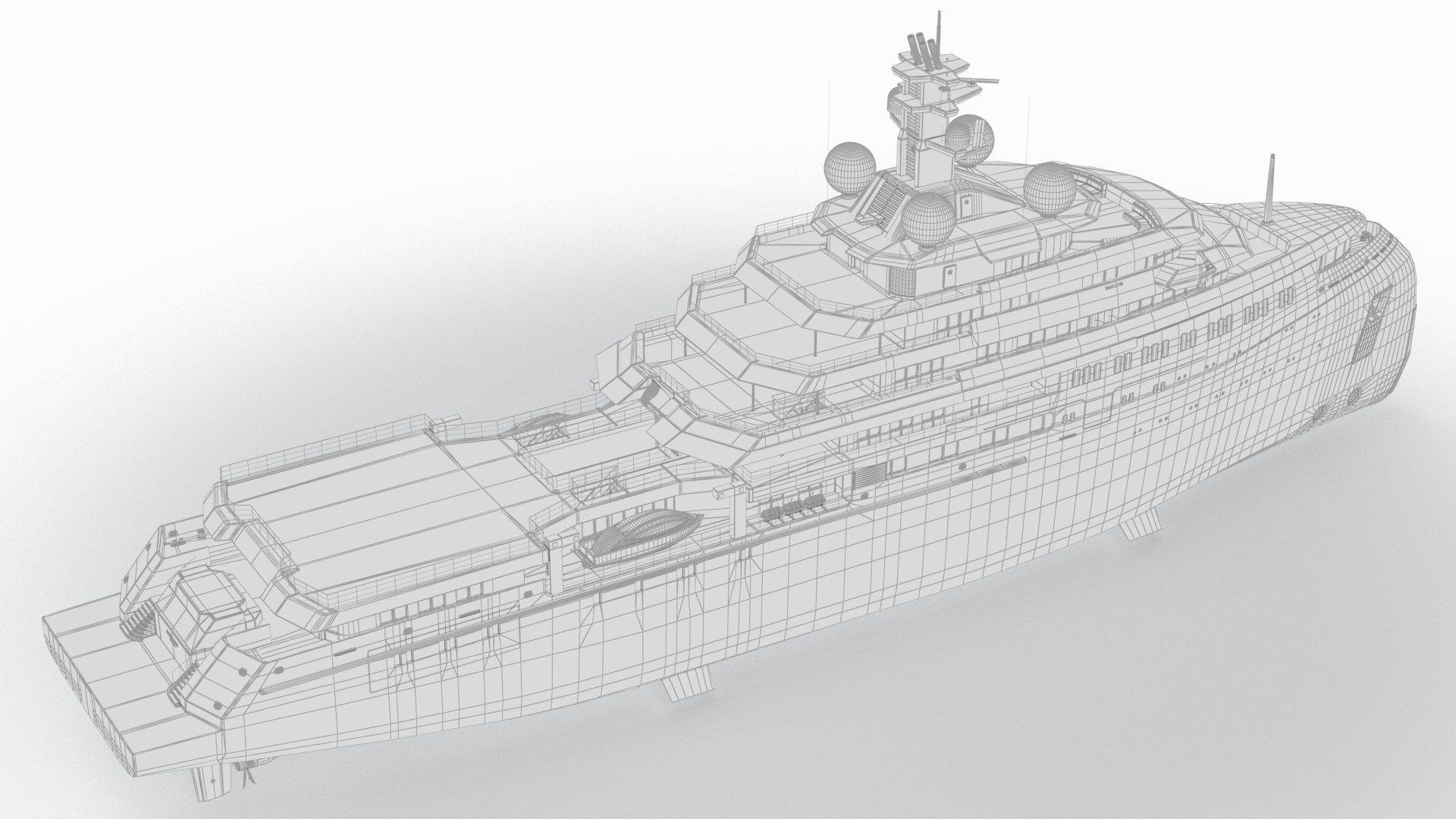 3D Lurssen IceCap Shackleton Explorer Superyacht Dynamic Simulation ...