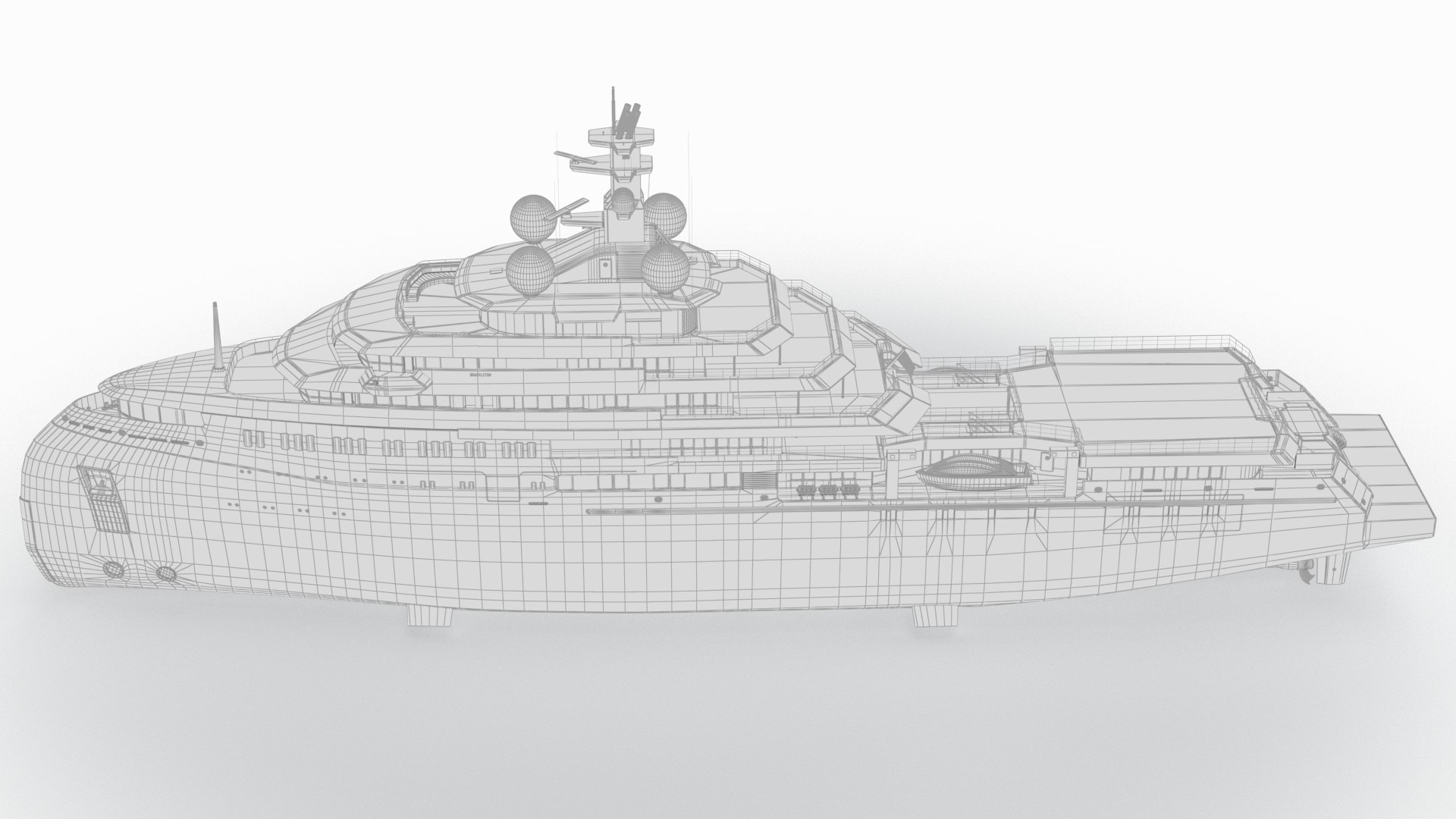 3D Lurssen IceCap Shackleton Explorer Superyacht Dynamic Simulation ...
