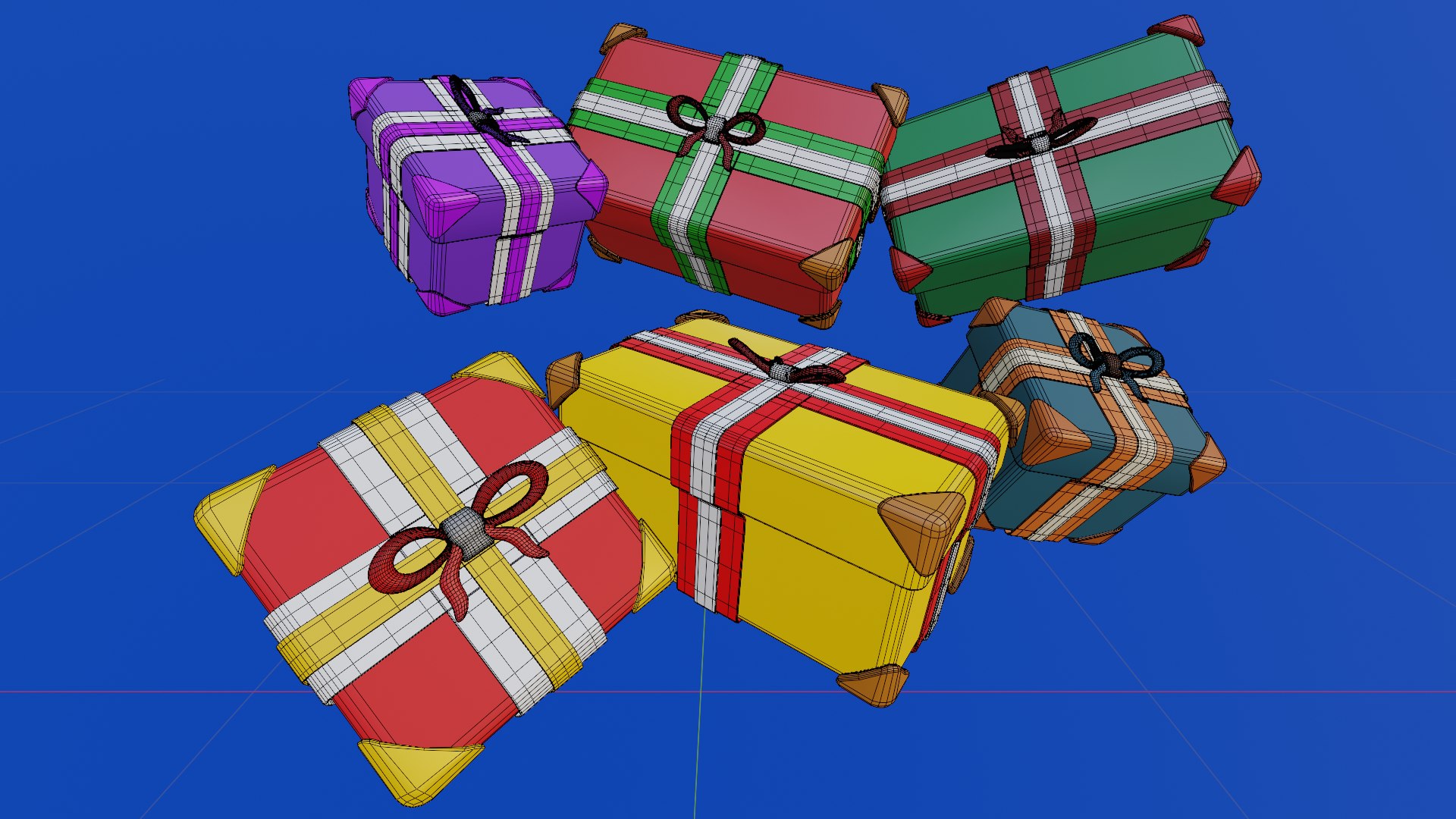 3D Stylized Christmas Gift model - TurboSquid 2170430